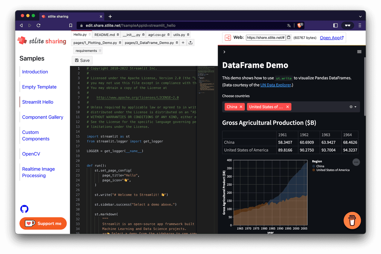 Streamlit Meets Webassembly Stlite Coi Munje